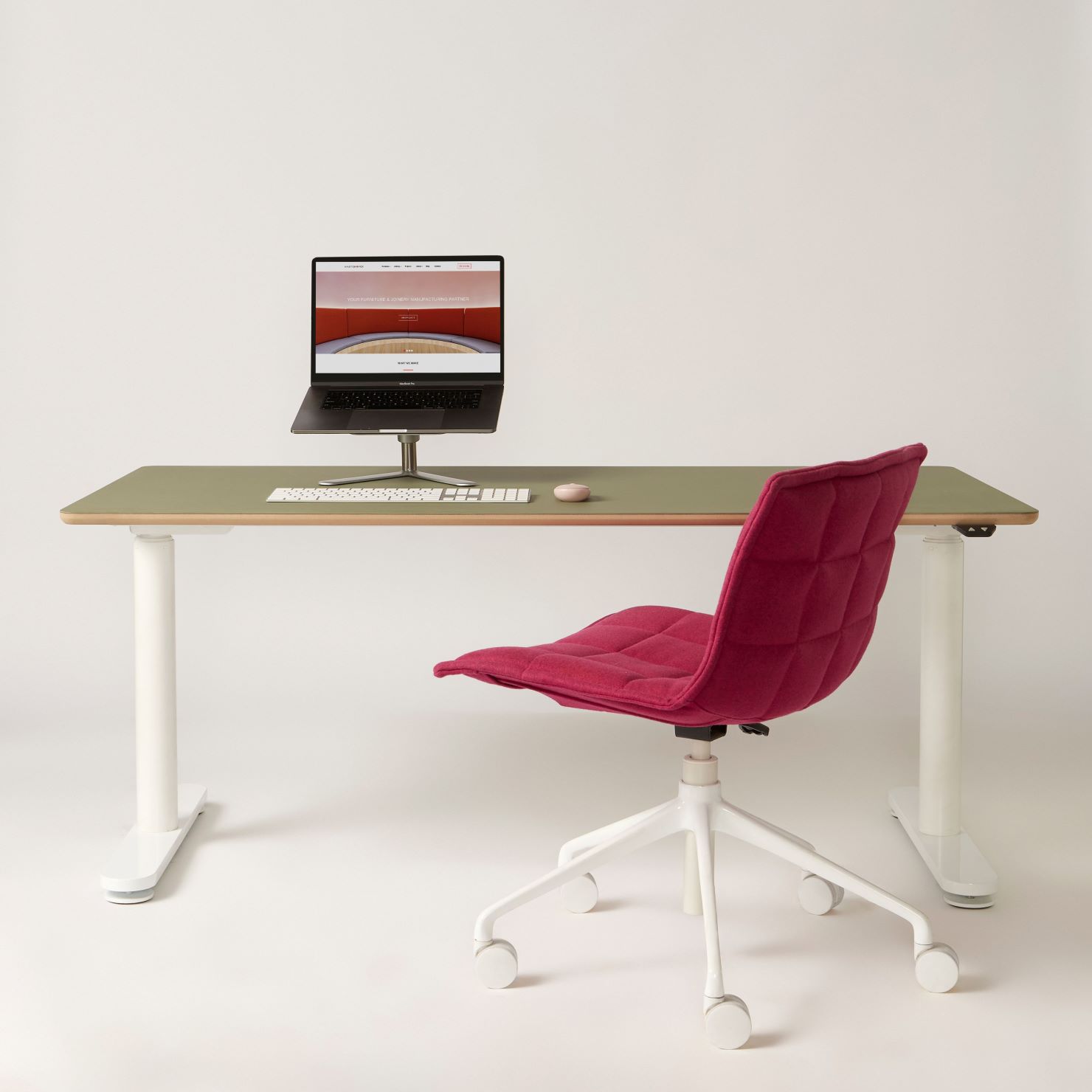 Leader Single Sit to Stand Workstation - Maxton Fox