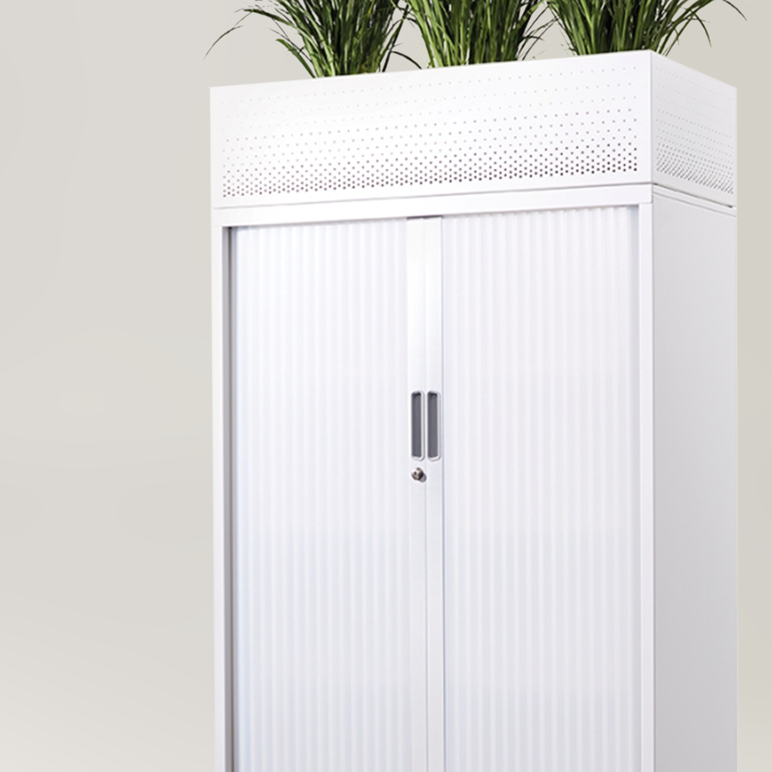 Strata 2 Tambour Door Planter Top Cabinet - Maxton Fox